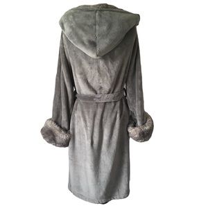 Pottery Barn | Intimates & Sleepwear | Pottery Barn Gray Ombr Tipped ...